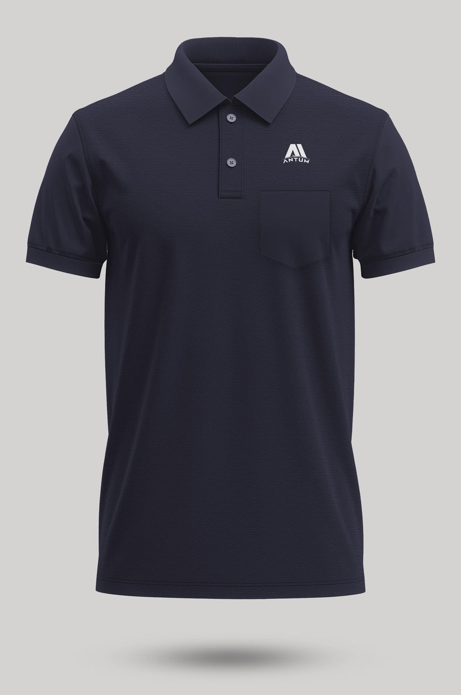 Ash Black Colour Polo T-shirt (Premium Collection) – Antum Apparels