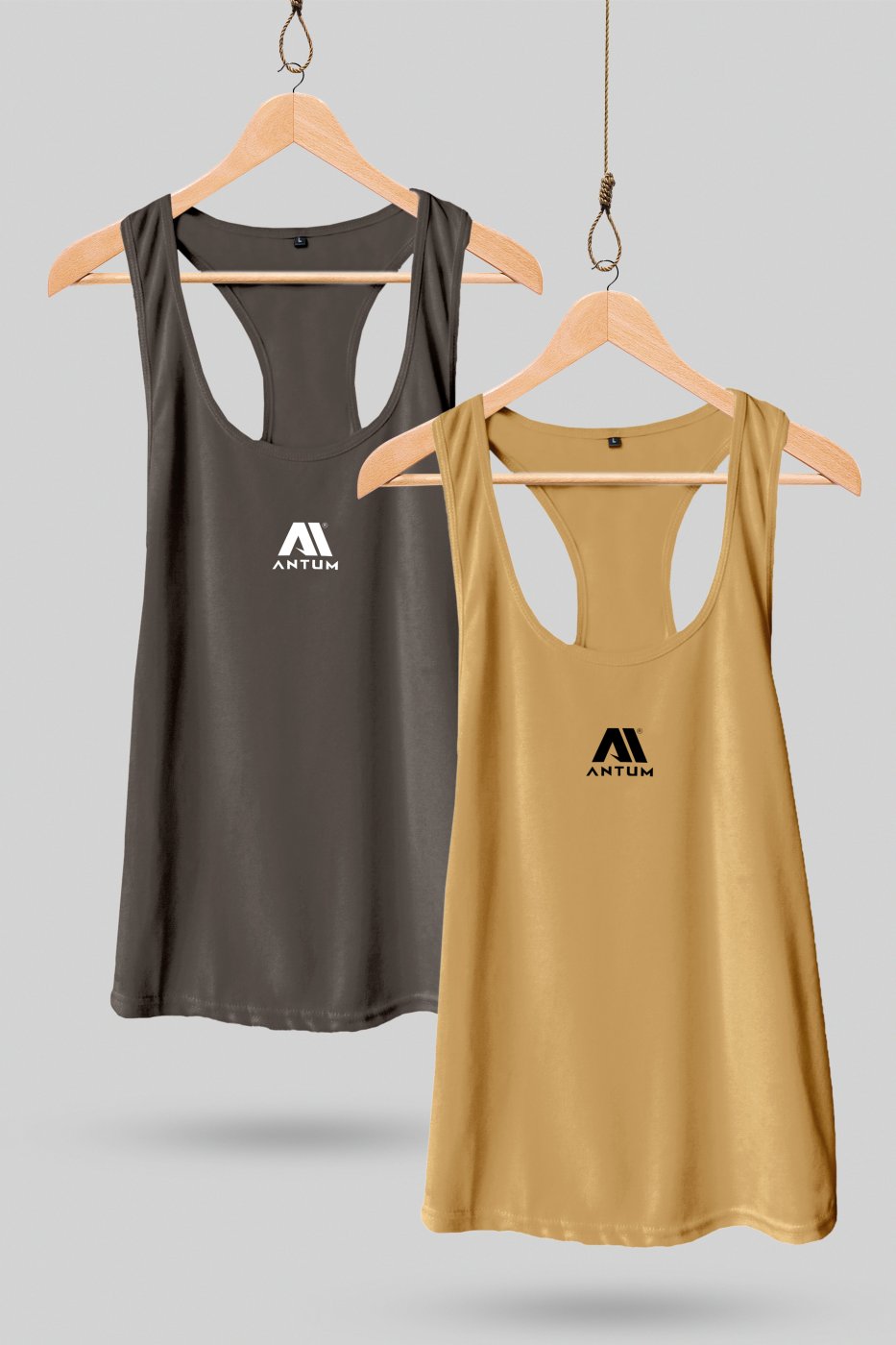 Pack of 2 Cotton Stringers (Dark beige, Sand) – Antum Apparels