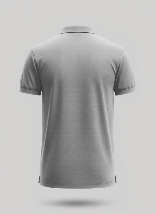 Light Grey Colour Polo T-shirt. ( Premium Collection) – Antum Apparels