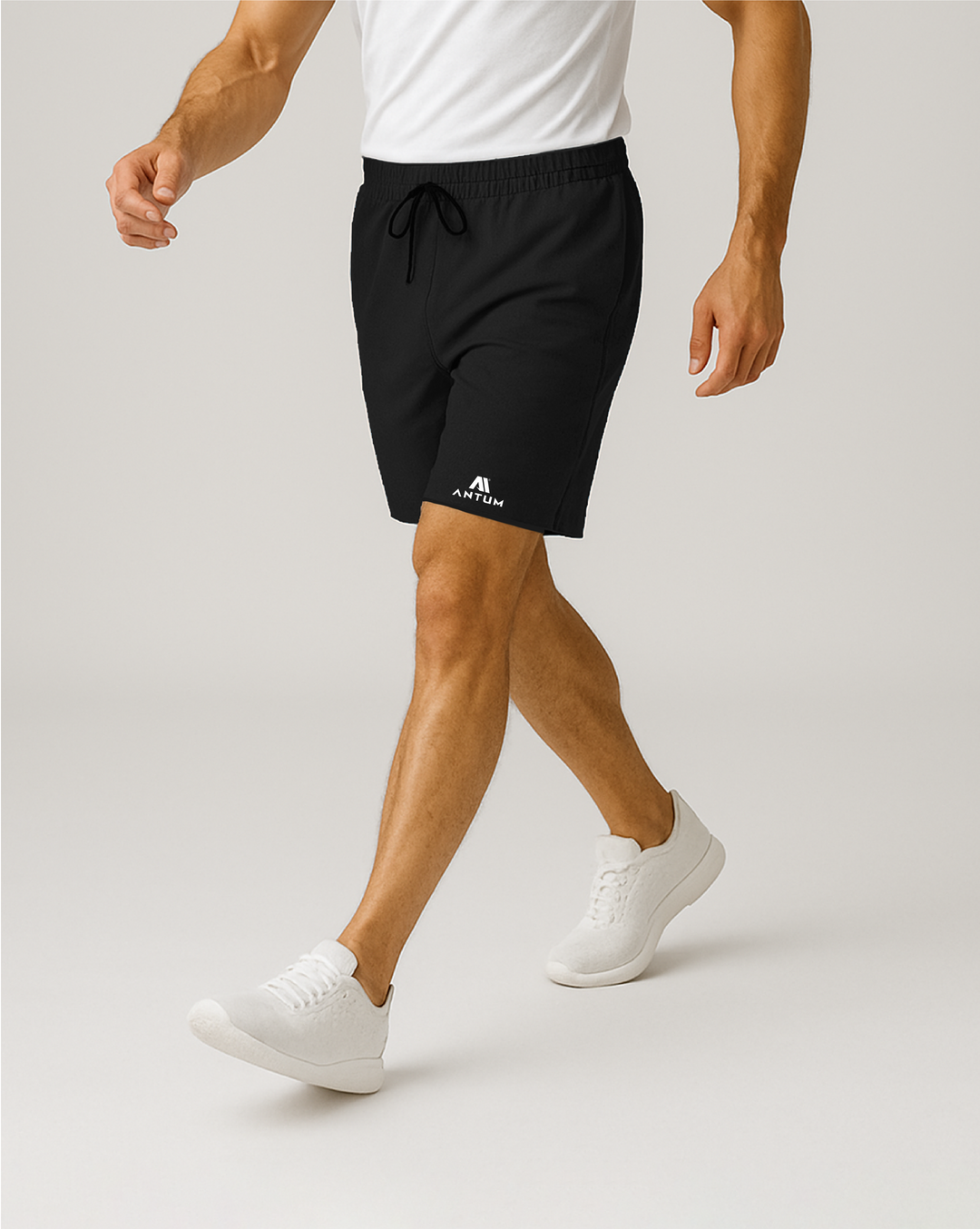 Black colour Shorts (Soft lycra material) – Antum Apparels