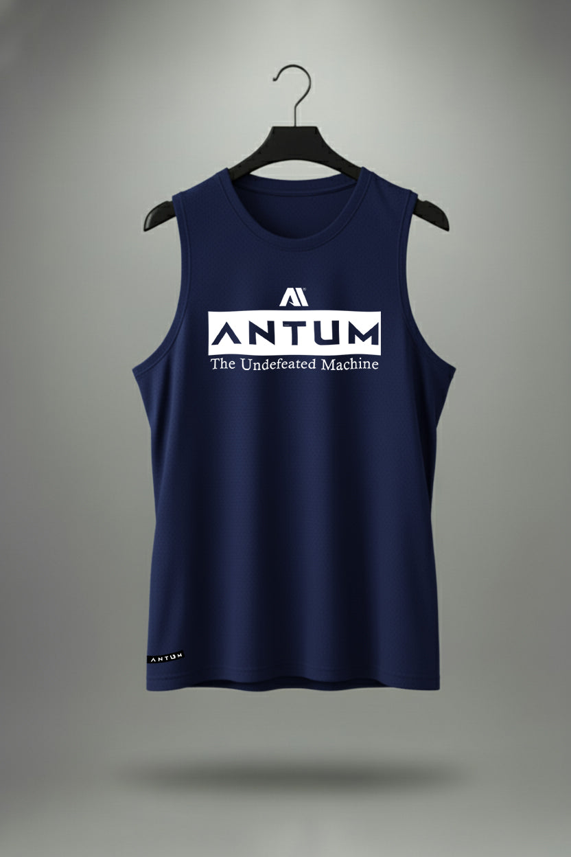 Navy blue Colour dryfit sleeveless T-shirt/Sando – Antum Apparels