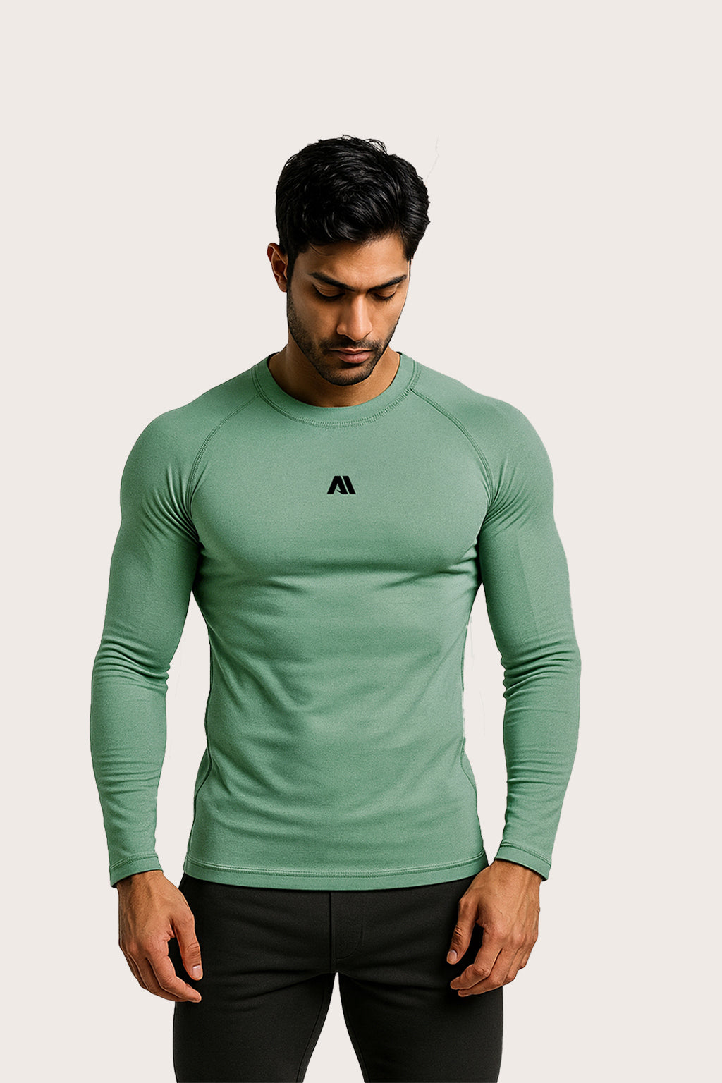 Pista green Colour Compression T-shirt – Antum Apparels